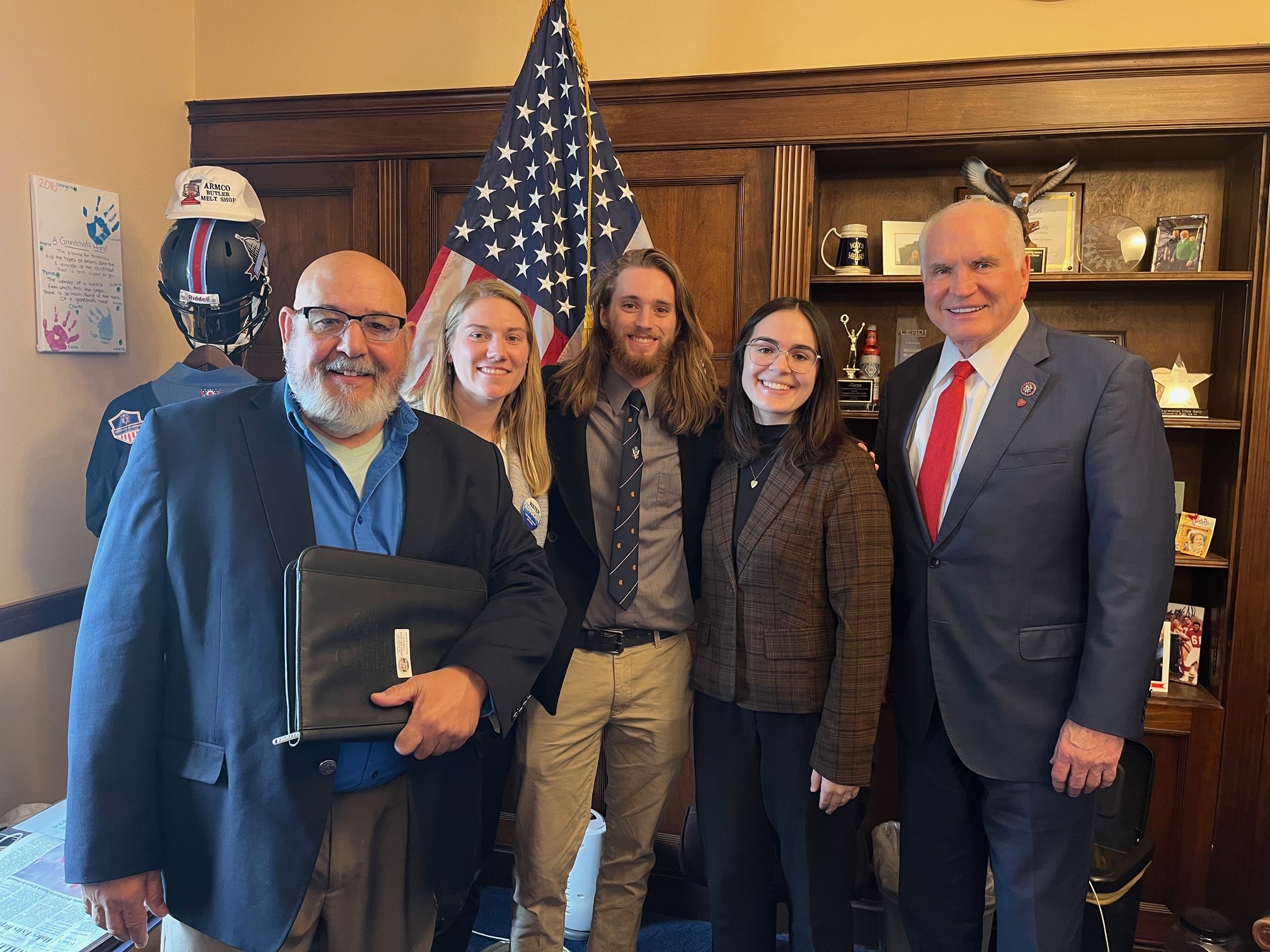 Photo: The Great Lakes Day PA Delegation, photographed with Congressman Mike Kelly, included ...